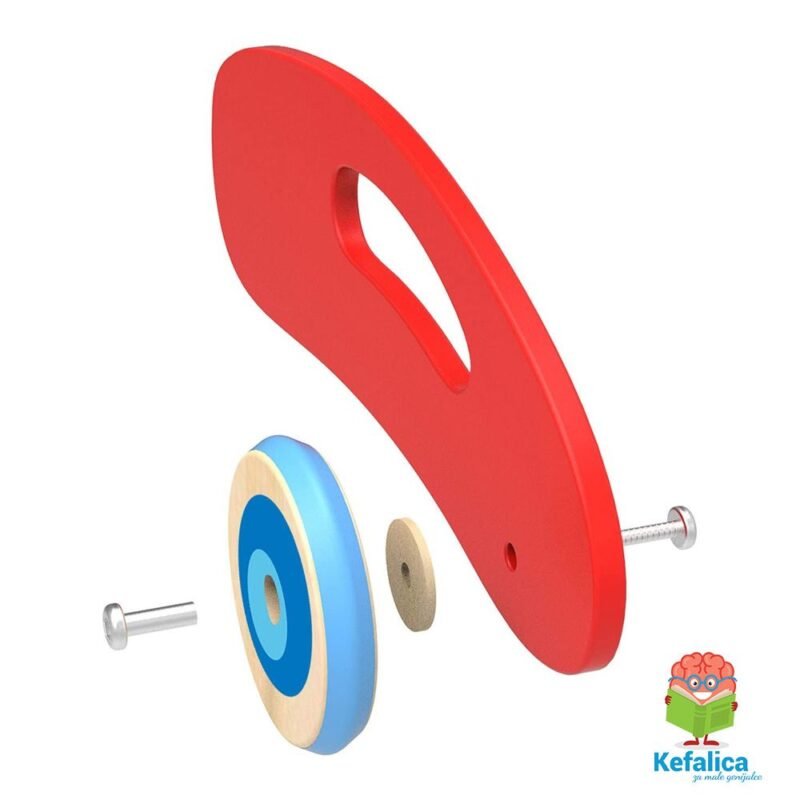 100199 Drvena hodalica za bebe sa kockicama (1+) - Kefalica 24344