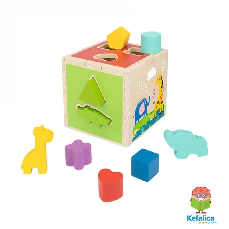 100251 Didaktička kocka - oblici, životinje i boje (1+) - Kefalica 24684