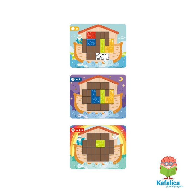 100303 Magnetna slagalica - Nojeva barka (3+) - Kefalica 24123